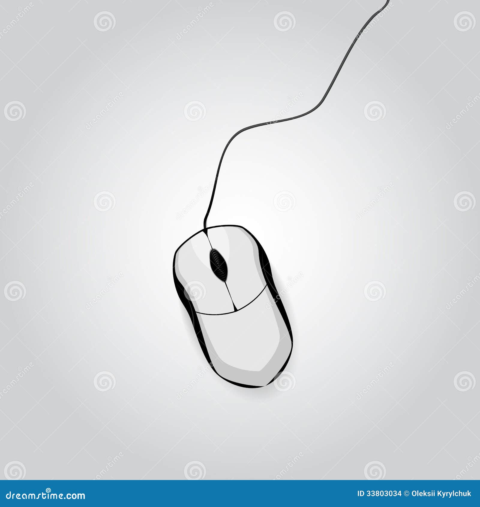 3d computermuis vector illustratie. Illustration of computer - 33803034