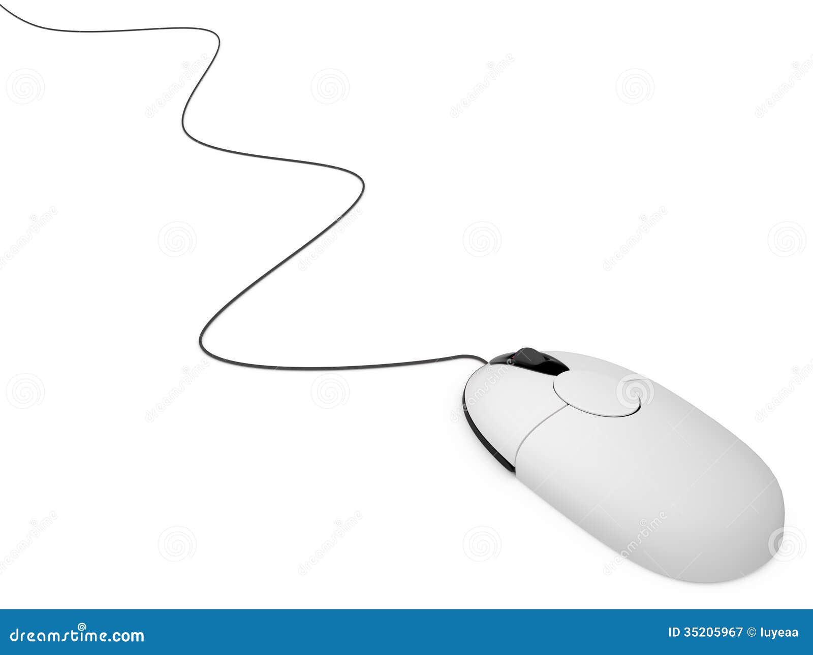 3D computermuis, stock illustratie. Illustration of gegevens - 35205967