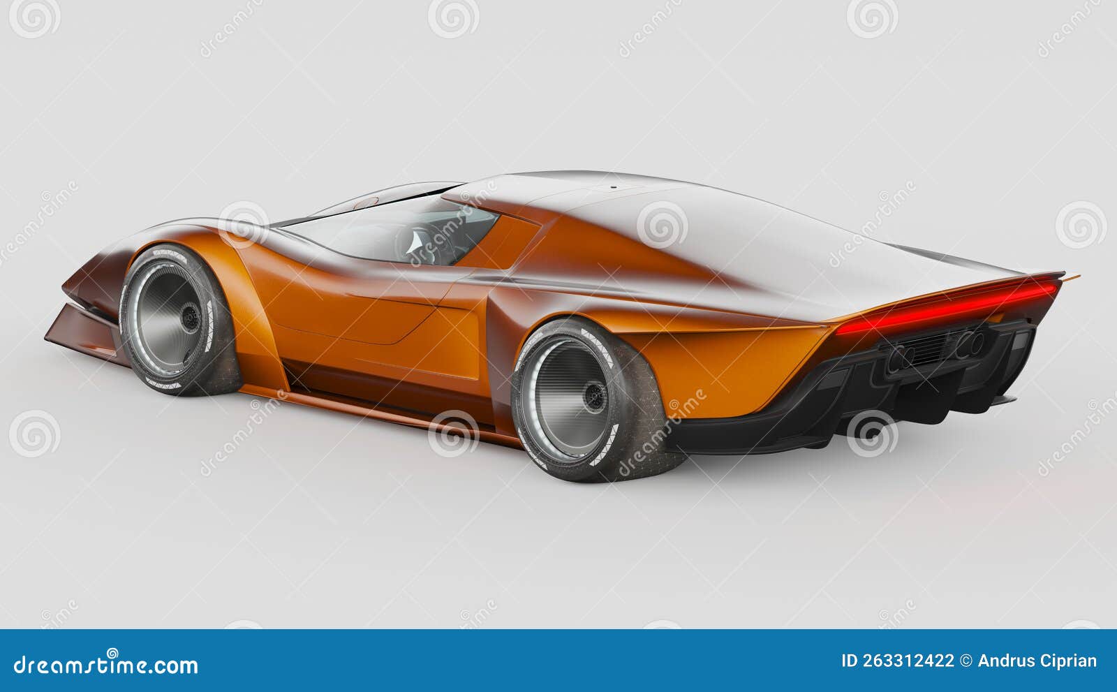 3D concept car stock illustration. Illustration of drag - 263312422