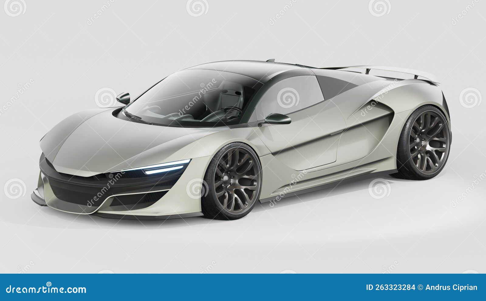 3D concept car stock illustration. Illustration of racing - 263323284