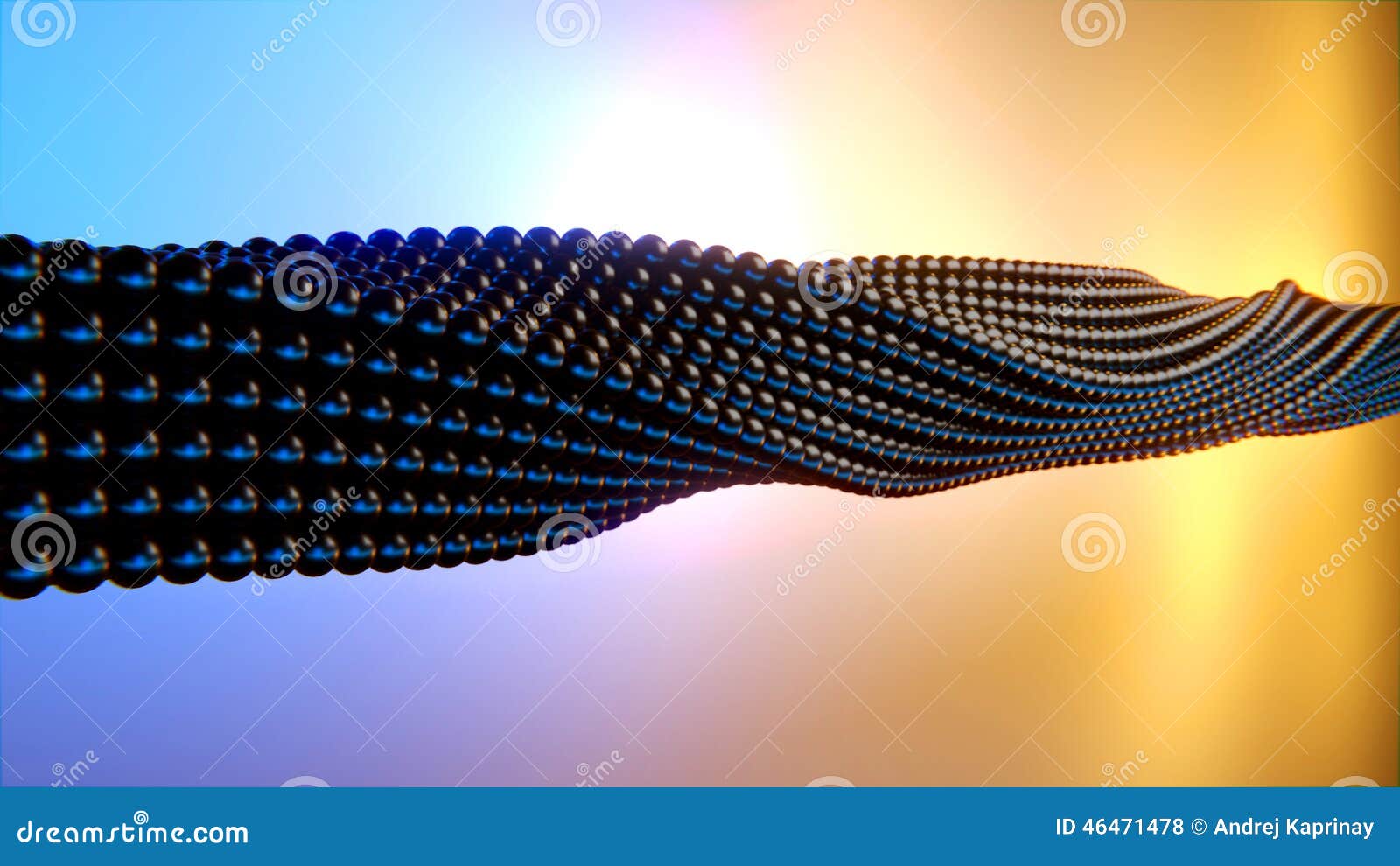 3D Concept Illustration Spiral Sphere Stock Illustration - Illustration ...