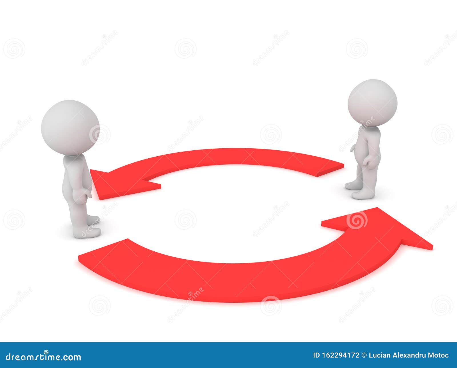 3D Concept Image of Feedback Loop Stock Illustration - Illustration of ...