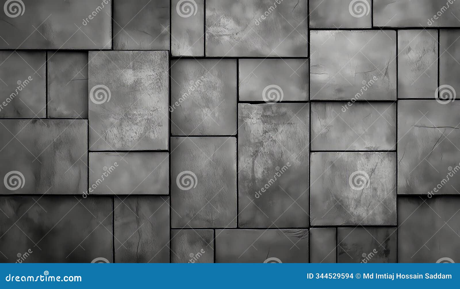 3D Concrete Cube Wall As Background or Wallpaper. 3D Rendering Stock ...