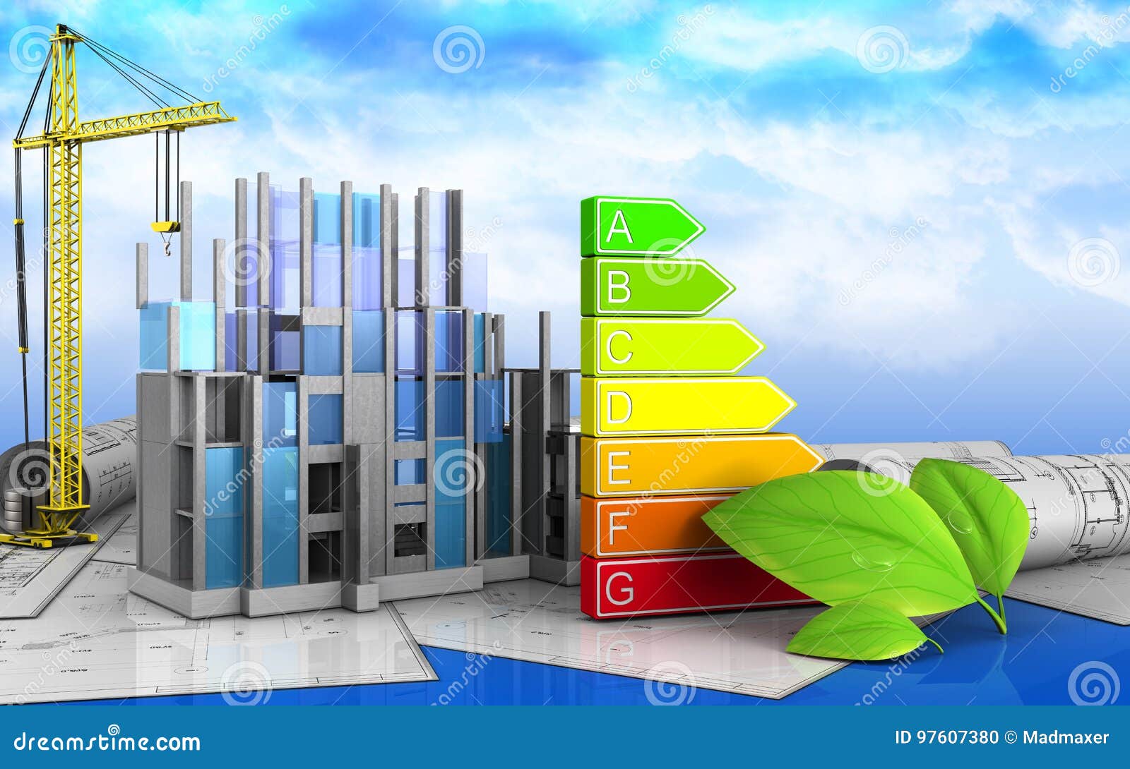 Construction In Progress Design Cartoon Vector | CartoonDealer.com ...