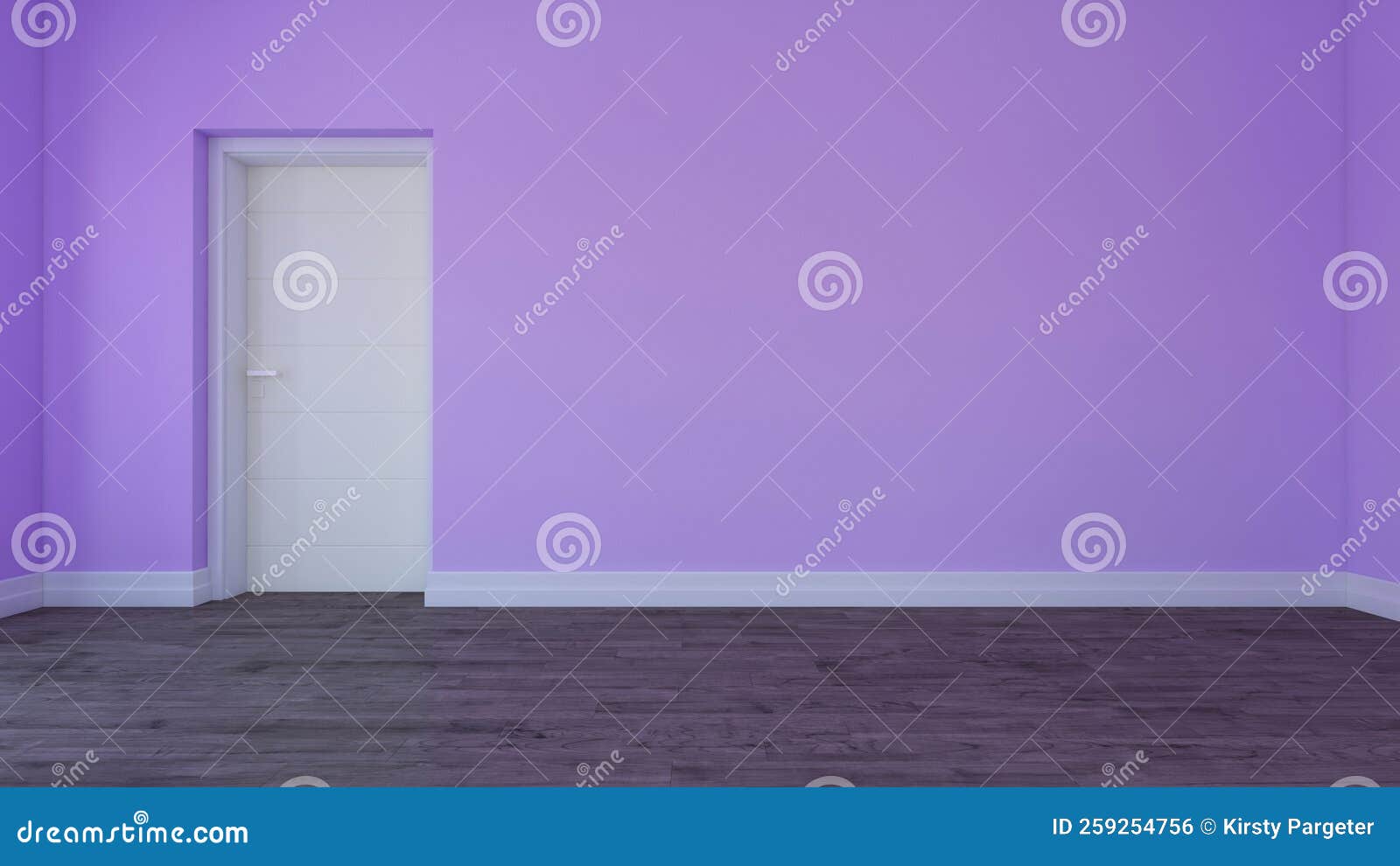 3D Contemporary Empty Room stock photo. Image of natural - 259254756