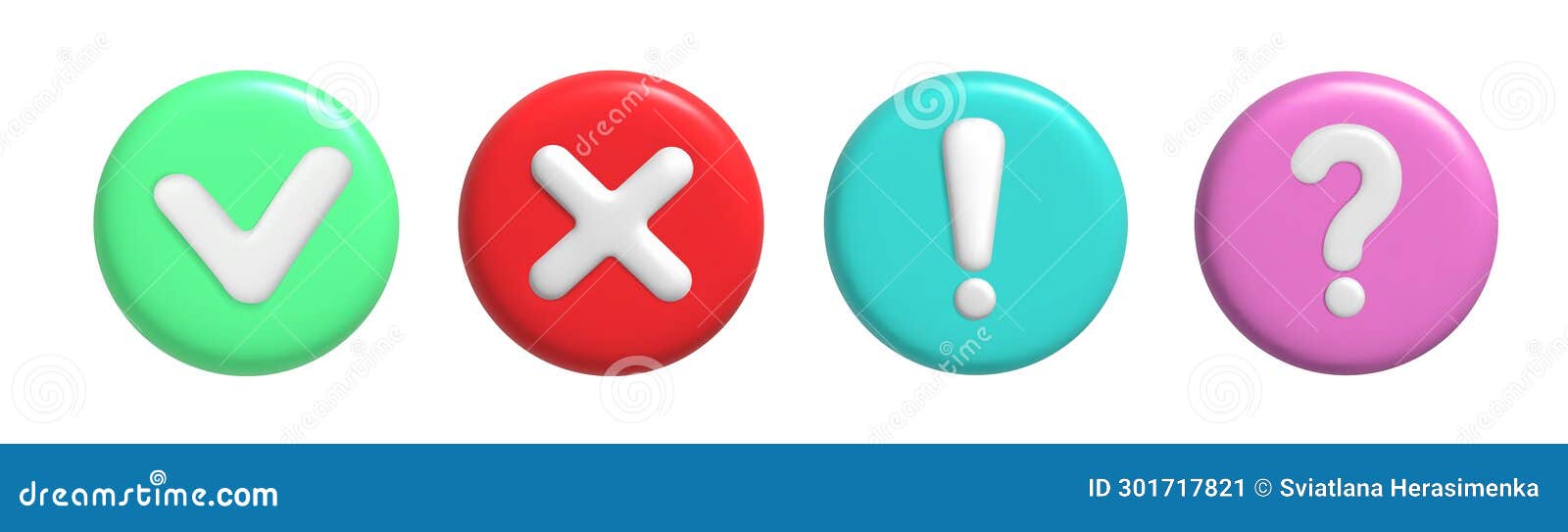 Realistic Question And Exclamation Marks. Attention Mark, Questioning ...