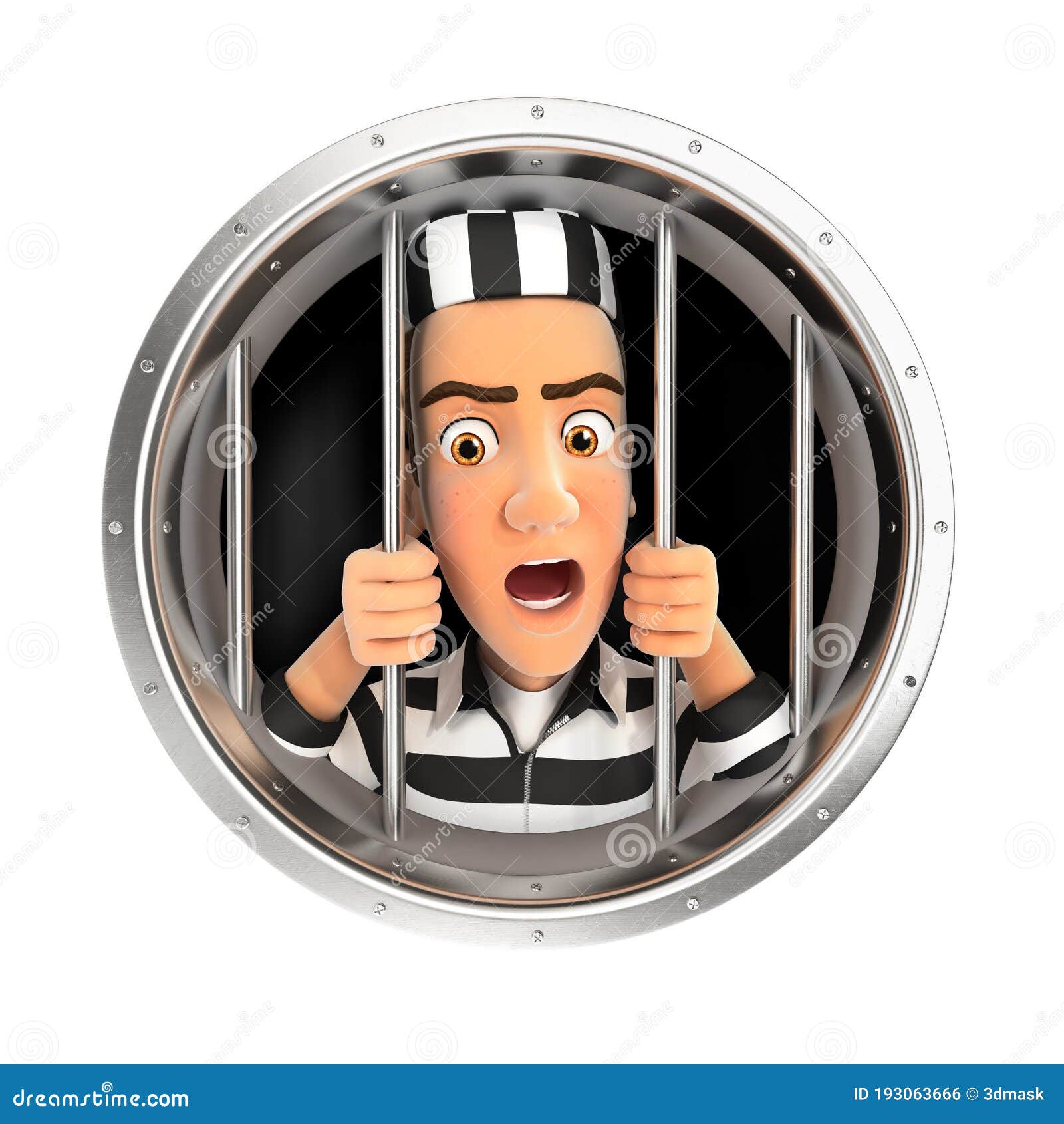 Convict Vector Illustration | CartoonDealer.com #19766210