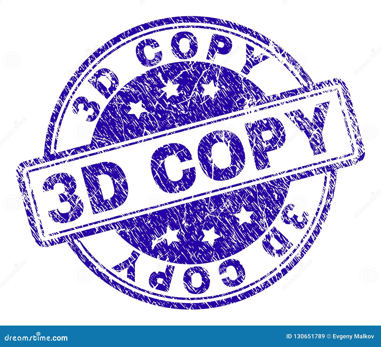 Grunge Textured 3D COPY Stamp Seal Stock Vector - Illustration of ...