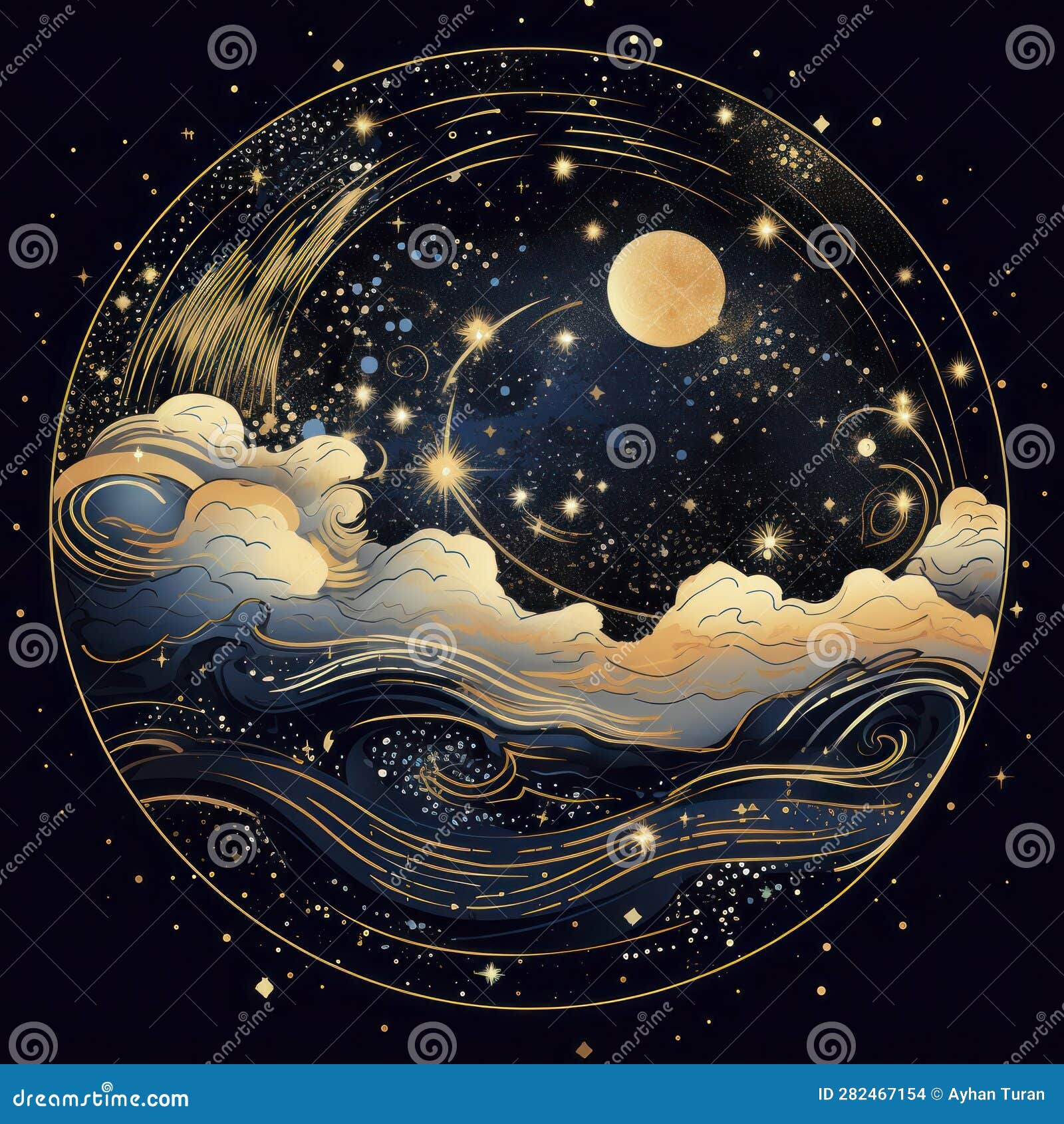 3d Cosmic Background with Flowing Starry Sky, Subtle Color Gradient ...