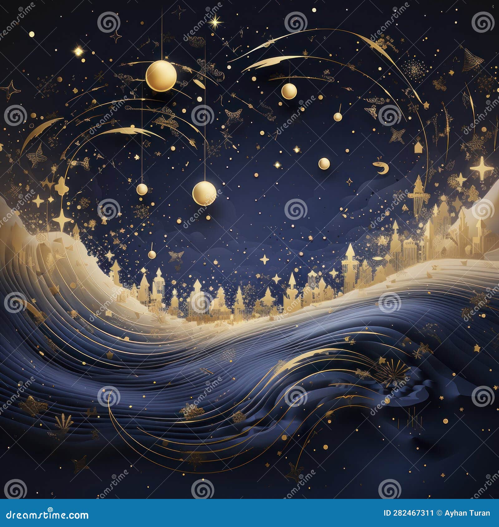 3d Cosmic Background with Flowing Starry Sky, Subtle Color Gradient ...