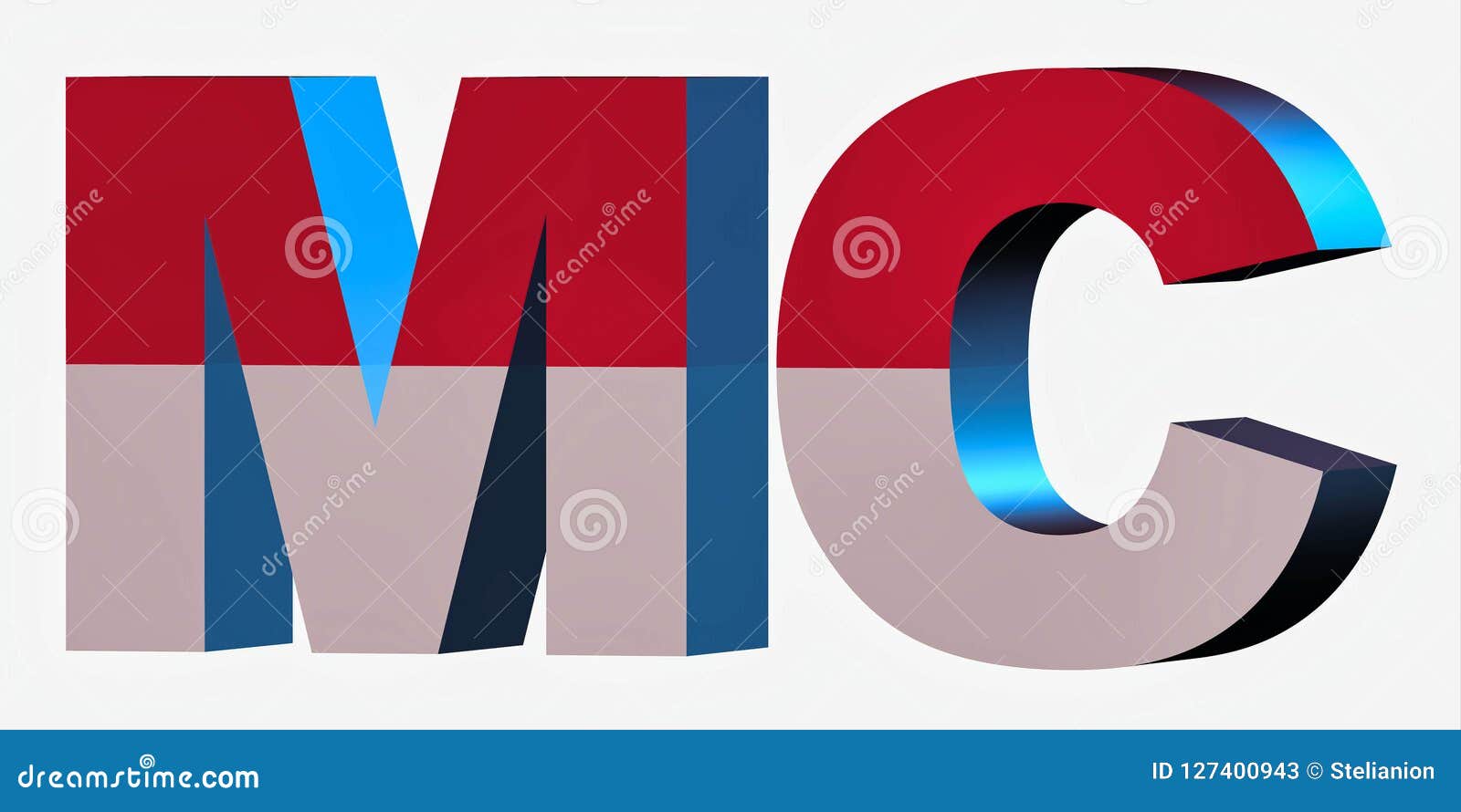 3d Country Short Code Letters - Monaco Stock Illustration ...