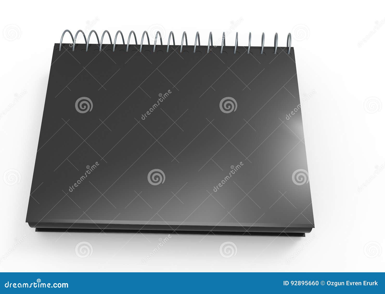 3D cover notebook stock illustration. Illustration of office - 92895660