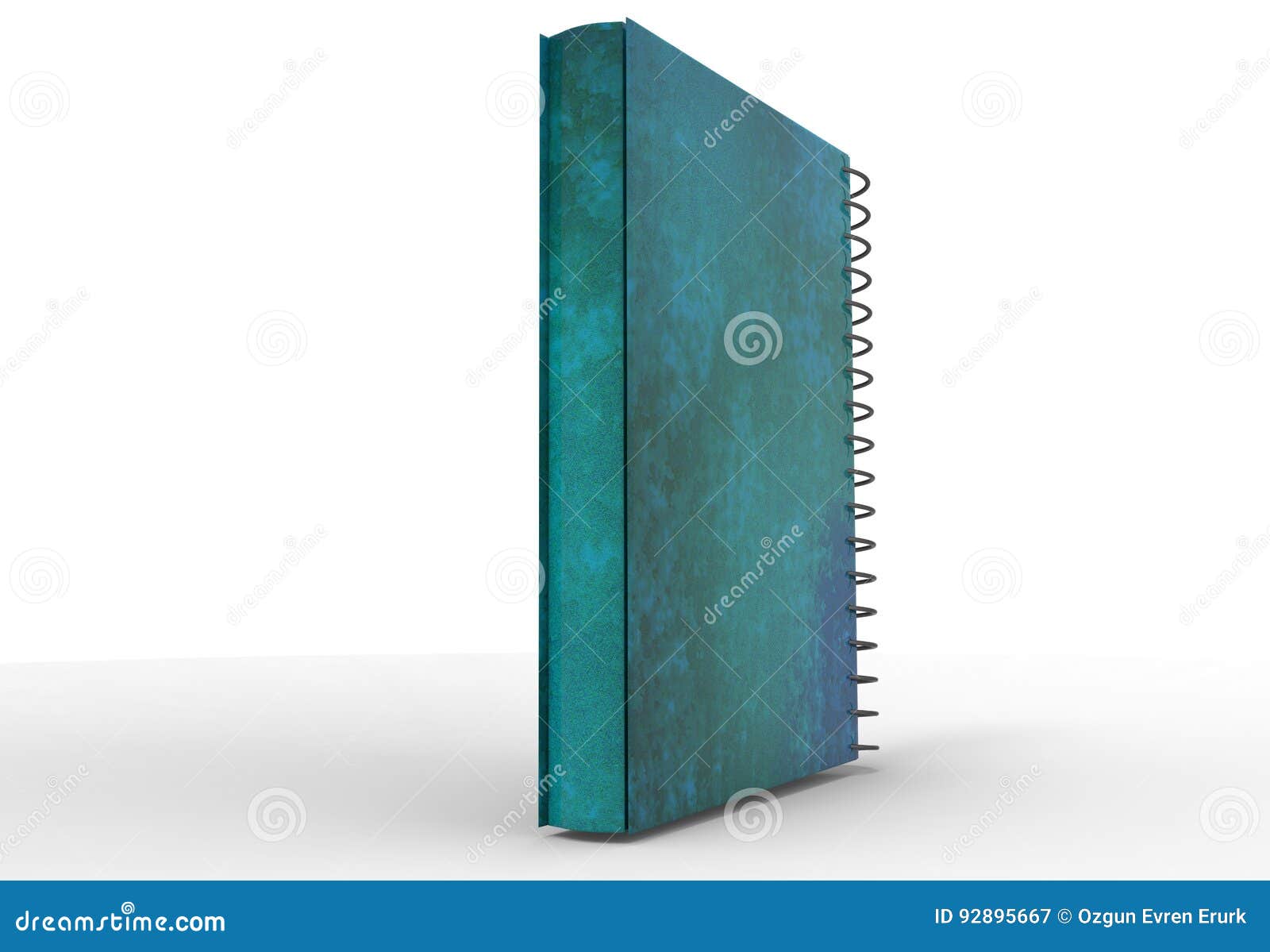 3D cover notebook stock illustration. Illustration of binder - 92895667