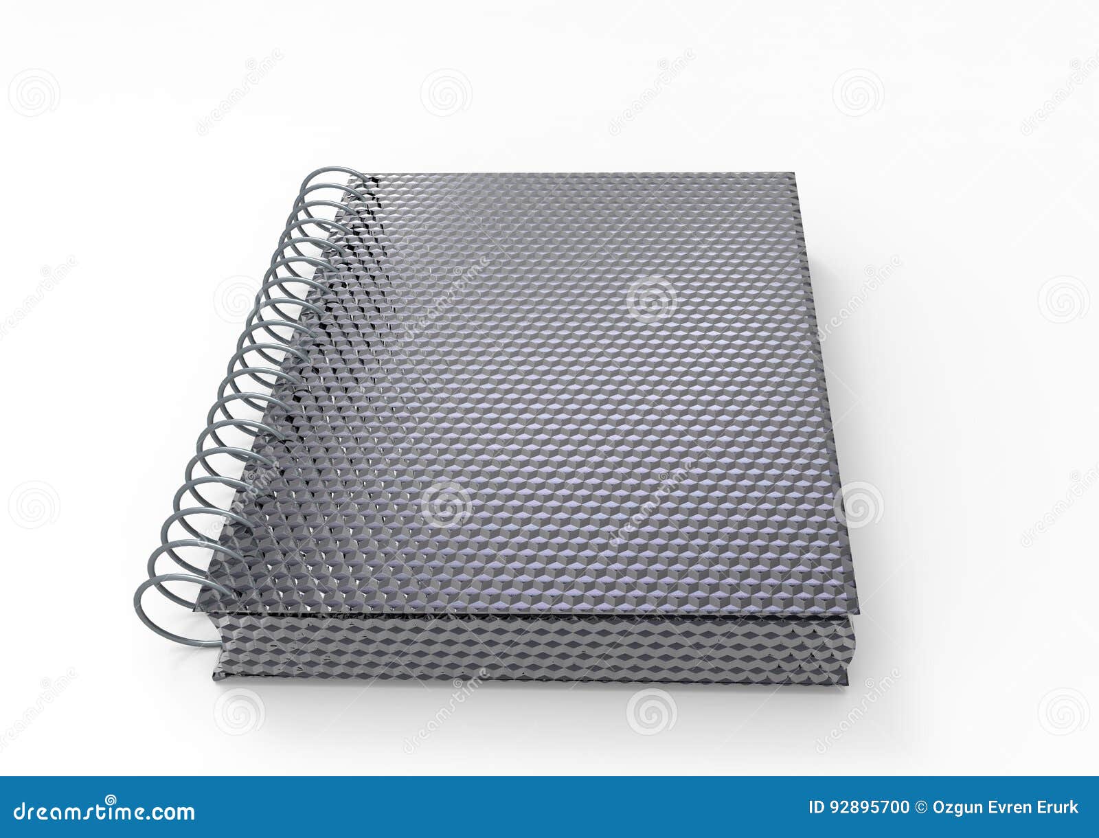 3D cover notebook stock illustration. Illustration of diary - 92895700