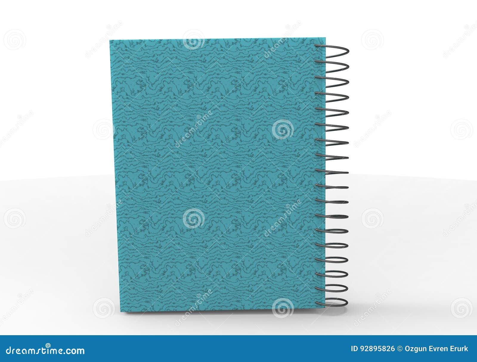 3D cover notebook stock illustration. Illustration of organizer - 92895826