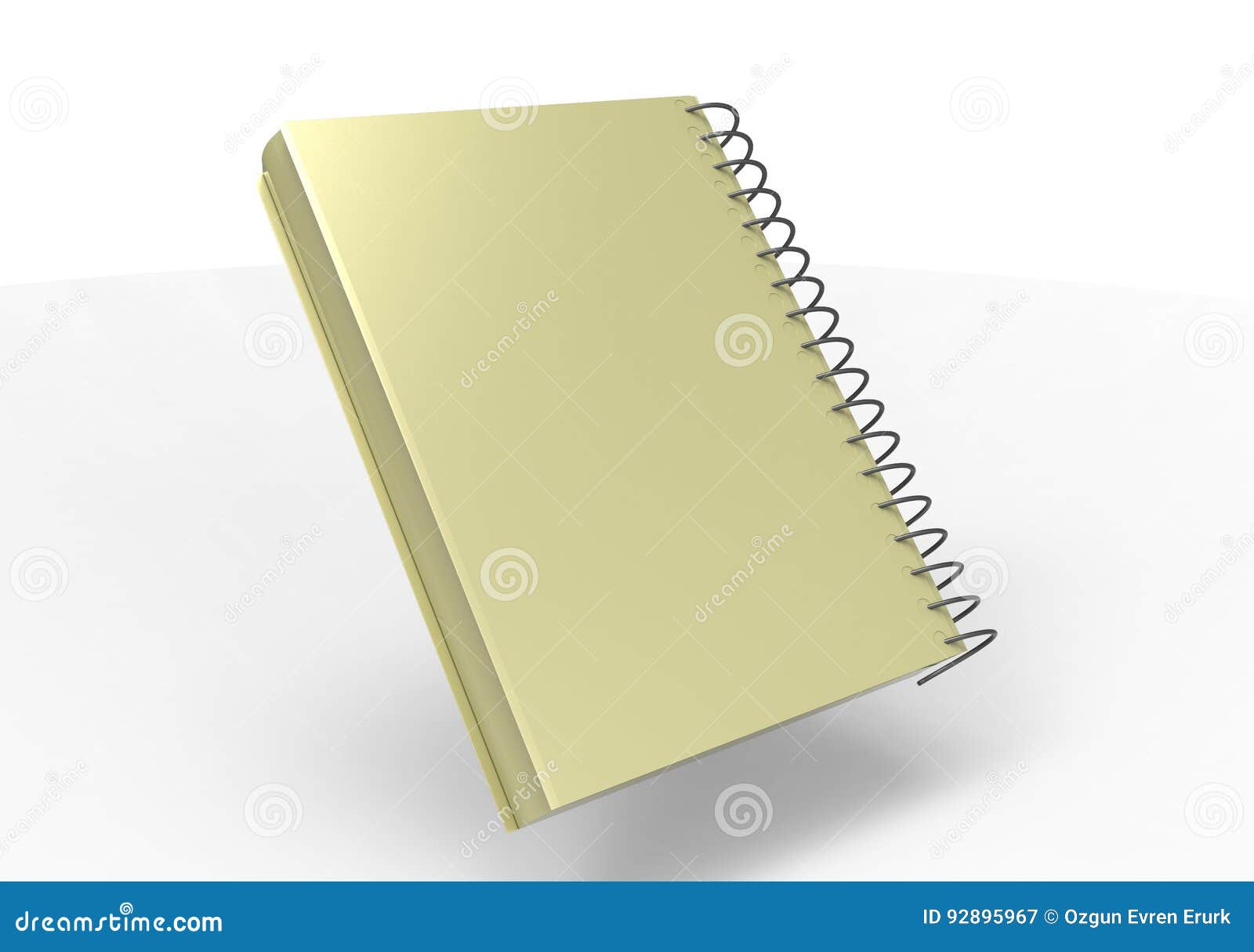 3D cover notebook stock illustration. Illustration of office - 92895967