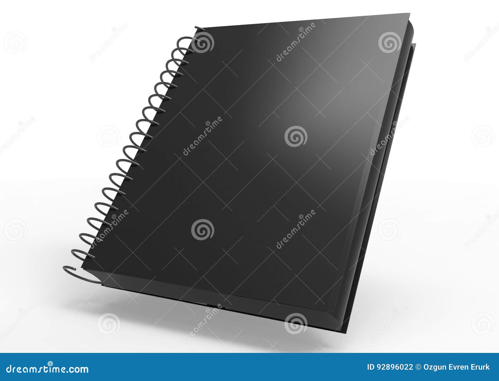 3D cover notebook stock illustration. Illustration of notepad - 92896022