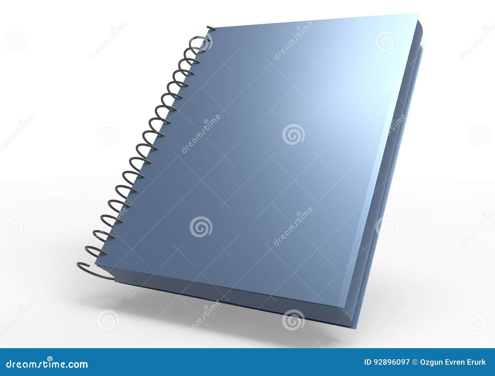3D cover notebook stock illustration. Illustration of copybook - 92896097