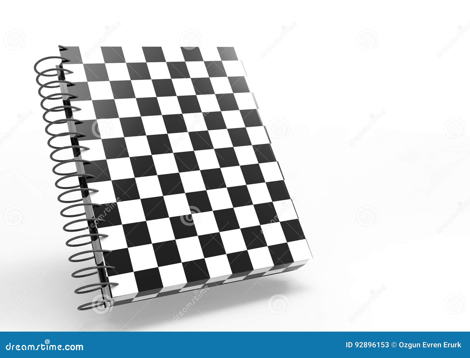 3D cover notebook stock illustration. Illustration of paper - 92896153