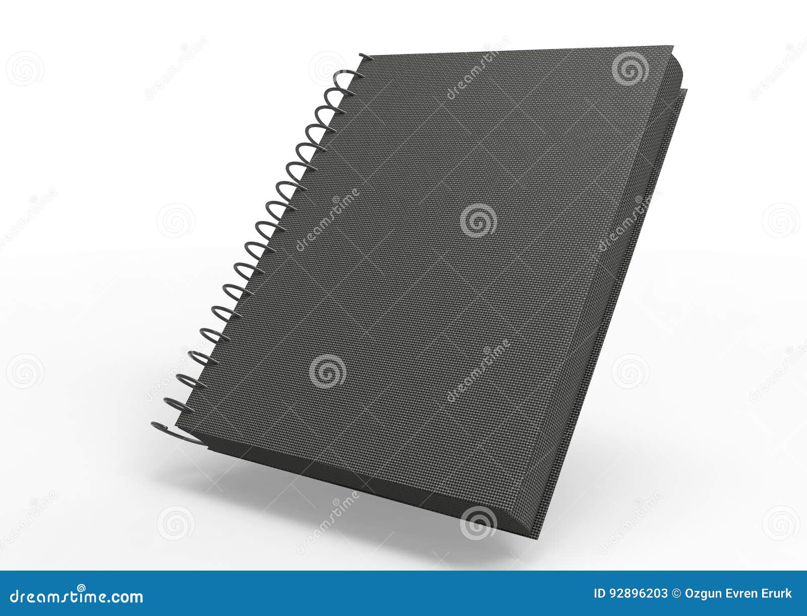 3D cover notebook stock illustration. Illustration of organizer - 92896203