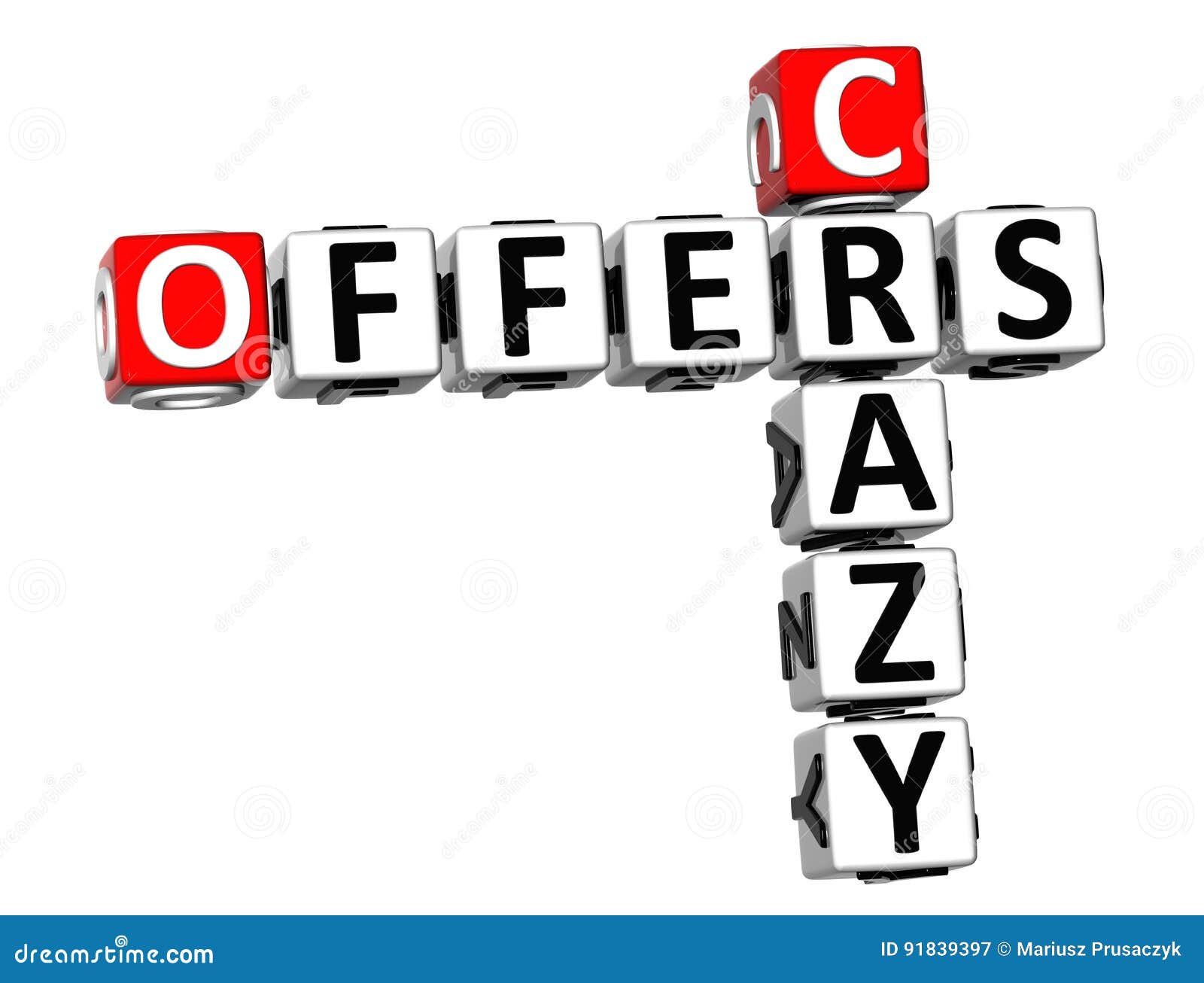 Crazy Offers. Discount With Price Is 45. Gold 3d Symbol On A Black ...