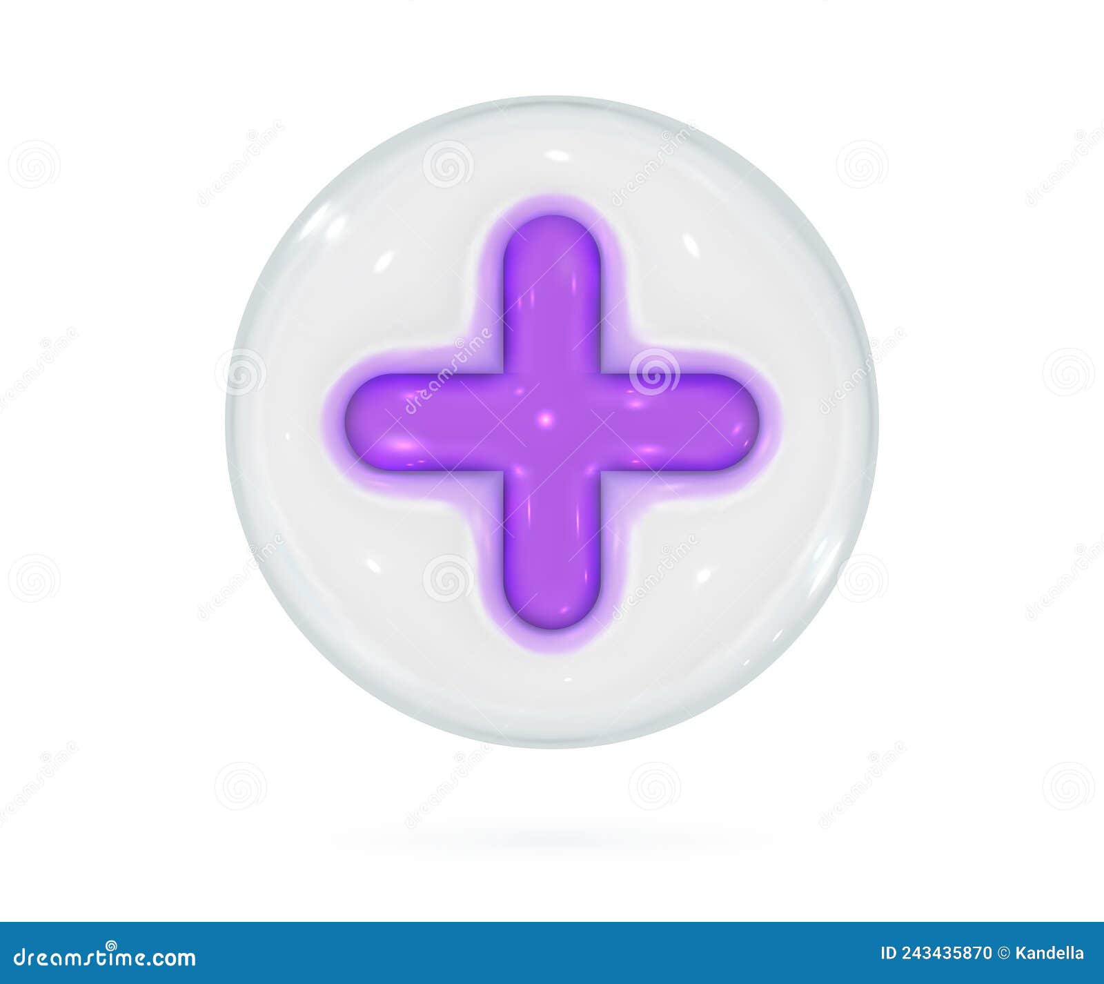 3d cross icon. stock vector. Illustration of render - 243435870