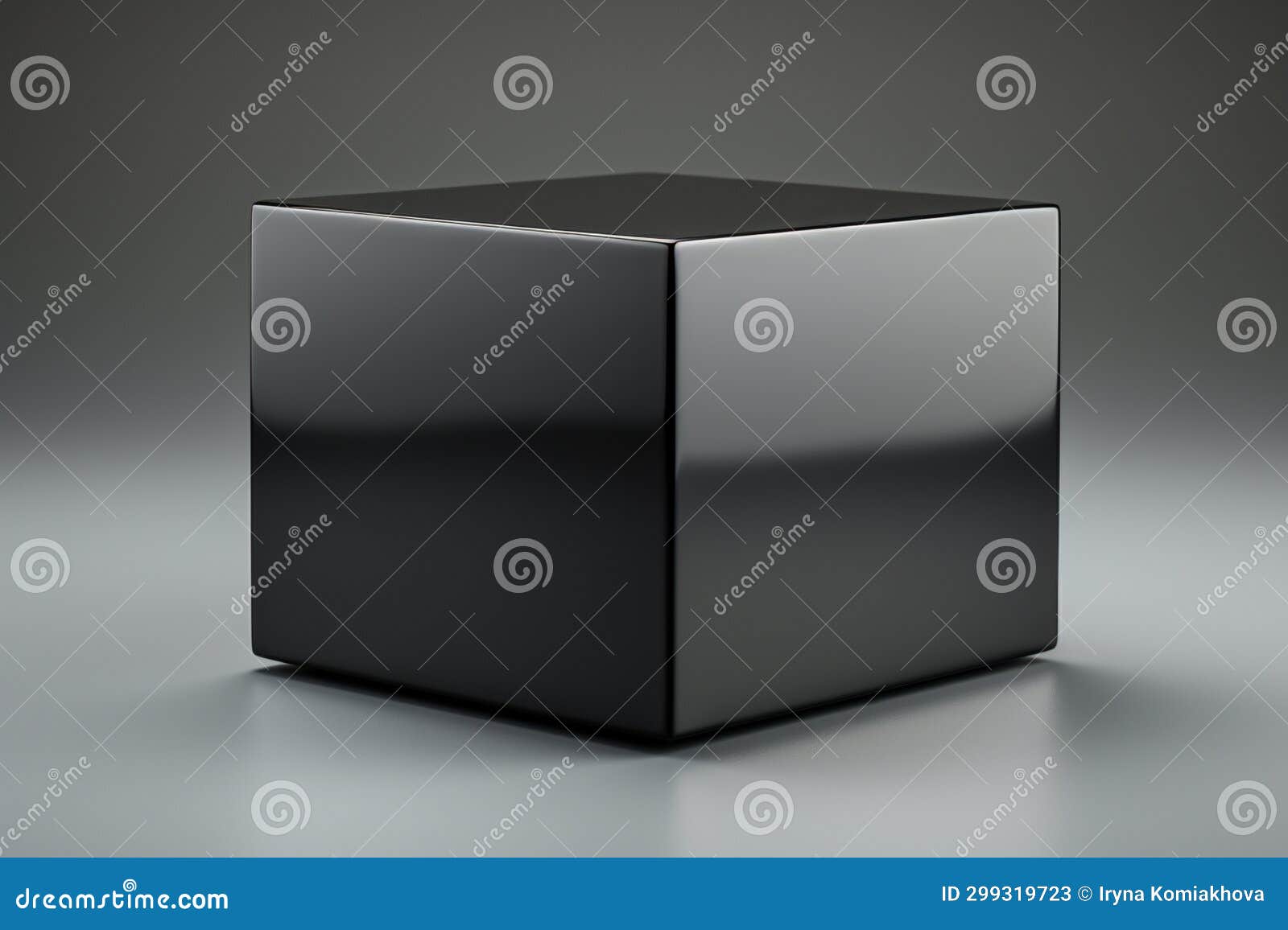 3D Cube Made of Ceramic Material, Close-up, Quiet Shade - Calm Dark ...