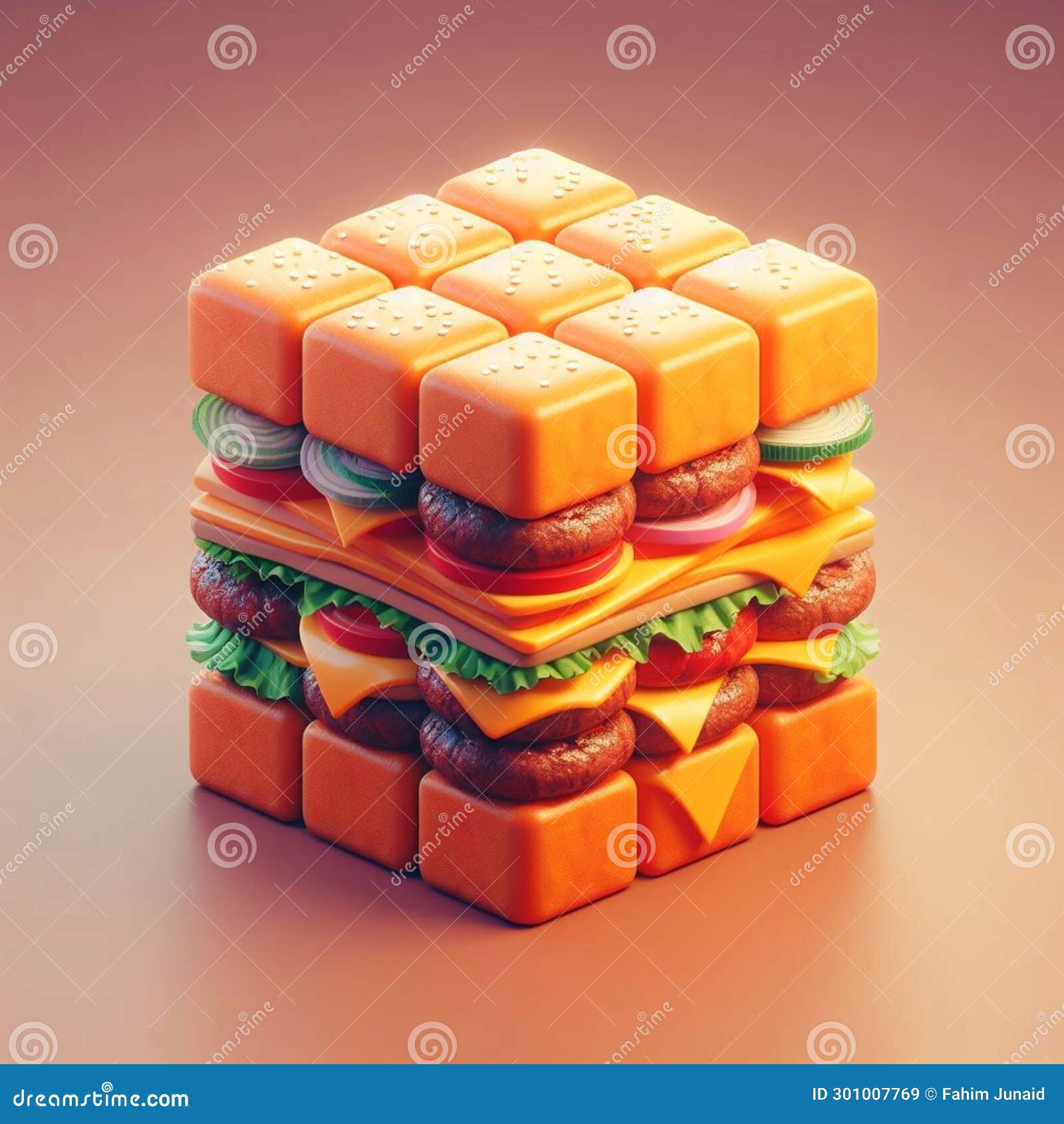 Cube-shaped Cake. Vector Illustration On A White Background ...