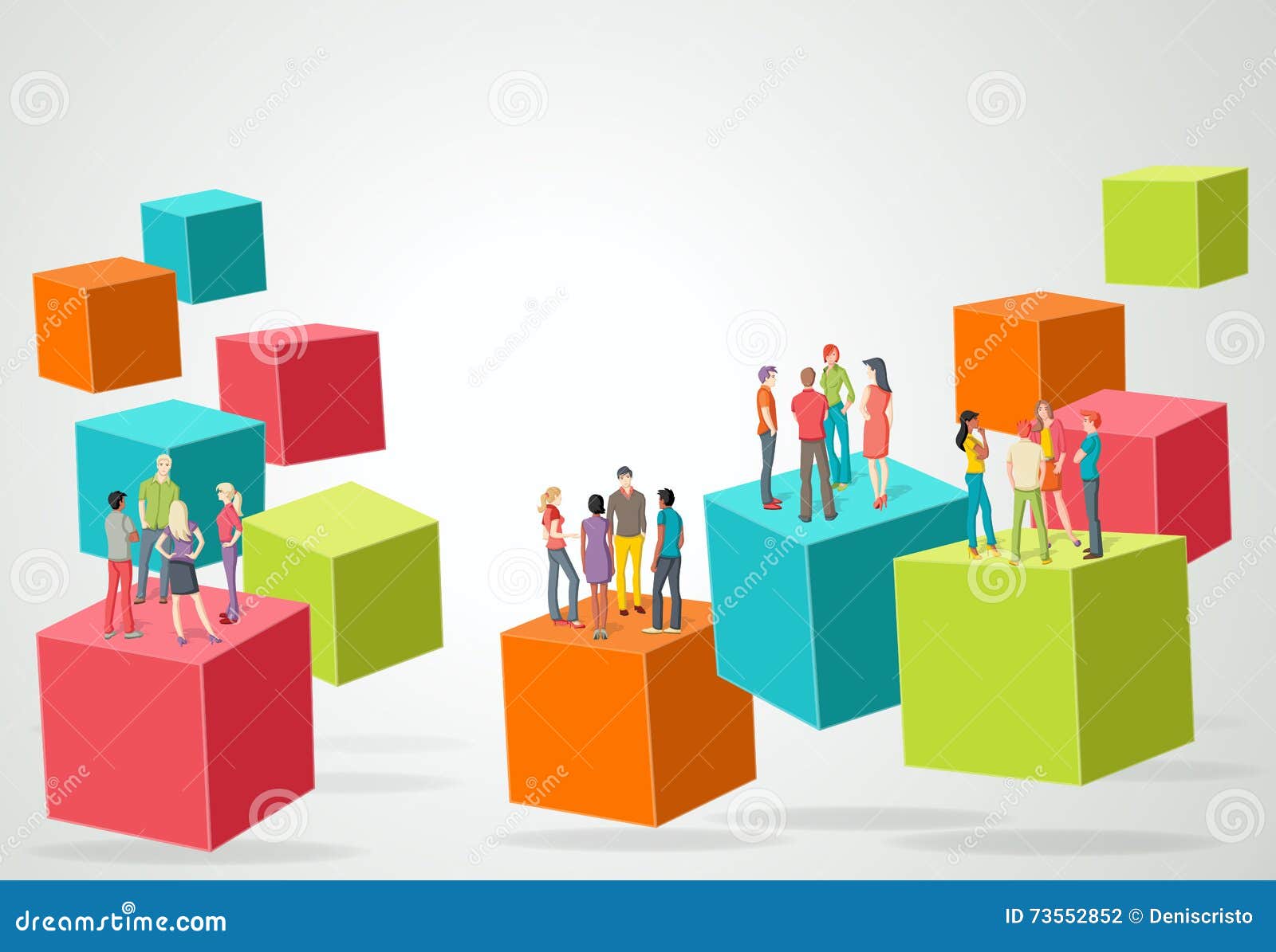 Cubes People Stock Illustrations – 3,349 Cubes People Stock ...