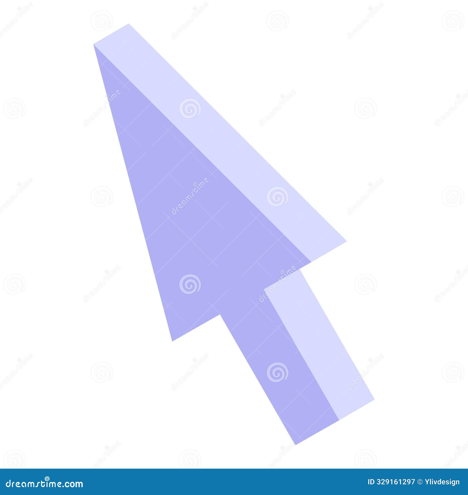 3d Cursor Pointing To the Top Right Corner Stock Vector - Illustration ...