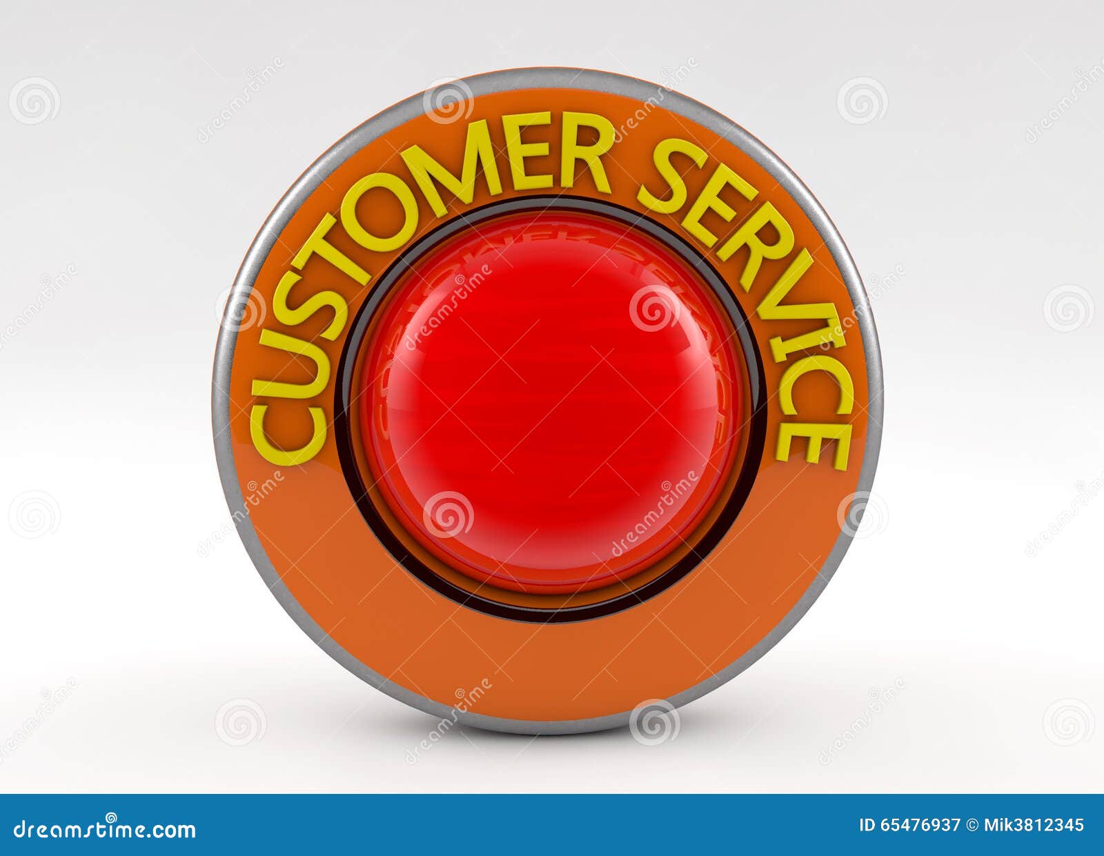 3d customer service sign stock illustration. Illustration of assistant ...