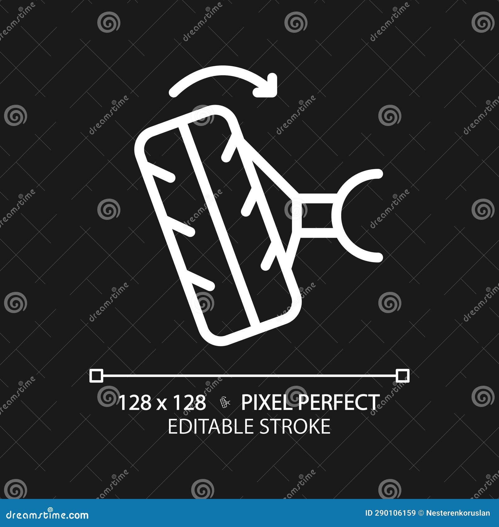 2D Customizable Thin Line White Car Wheel Alignment Icon Stock Vector ... 2D Customizable Thin Line White Car Wheel Alignment Icon Stock Vector ...