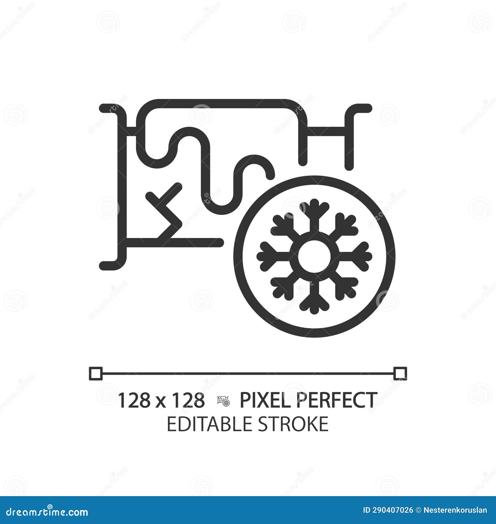 Black Cold Plunge Isolated Vector Icon. Simple Element Illustration ...