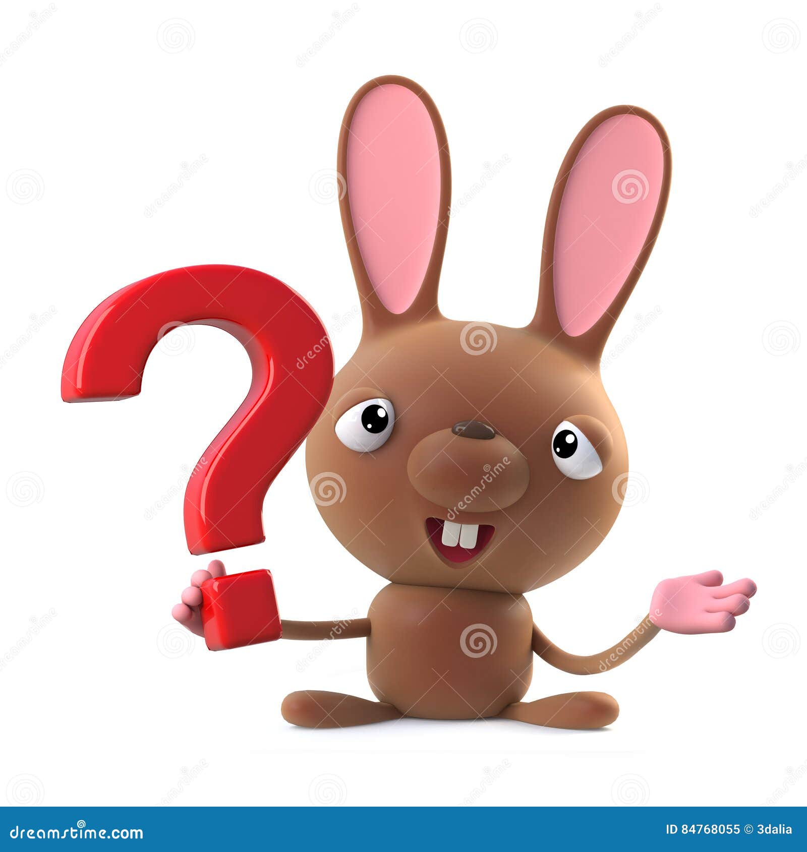 Easter Question Mark Cartoon Vector | CartoonDealer.com #4568563