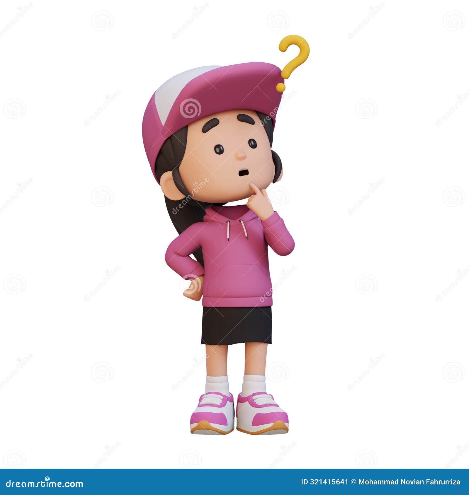 Clueless Girl Face Icon In Neon Style. One Of Emotions Collection Icon ...