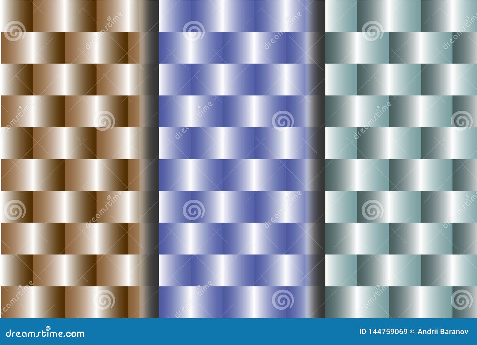 3D Cylindrical Figures in Regular Rows Stock Vector - Illustration of ...
