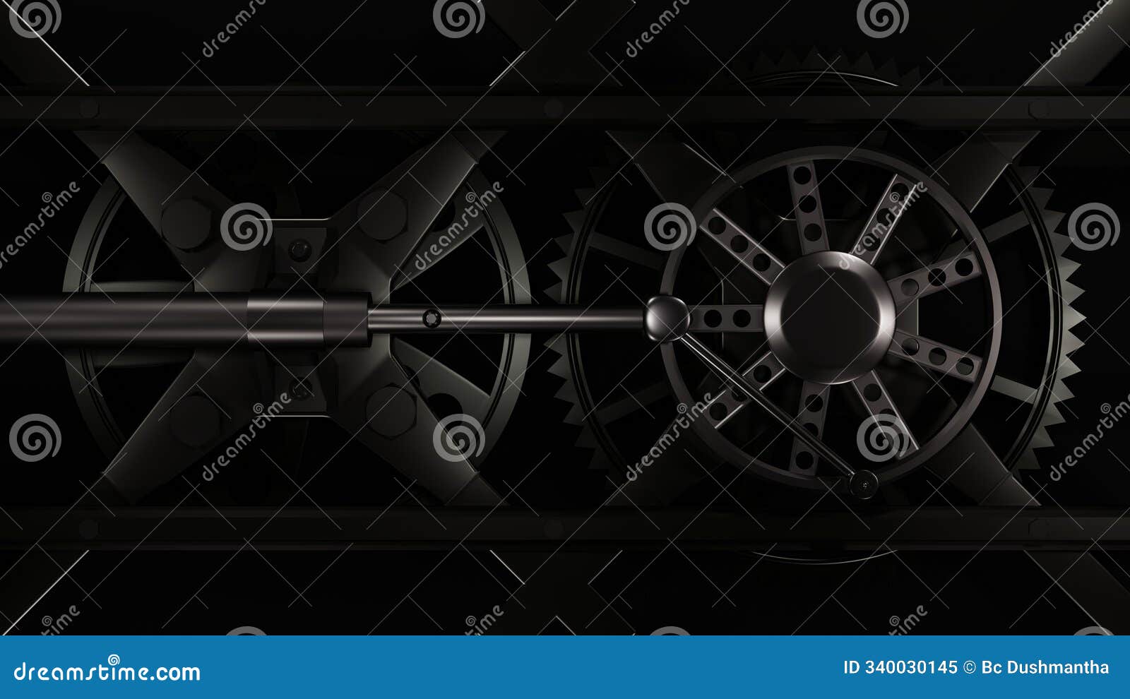 Dark Machine Gears and Cog Wheel System Stock Image - Image of gear ...