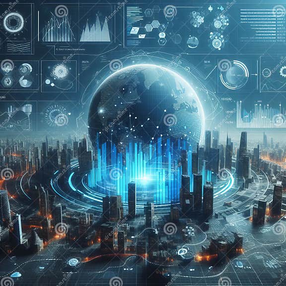 153 25. 3D Data Visualization_ Representing Complex Da Stock Photo ...