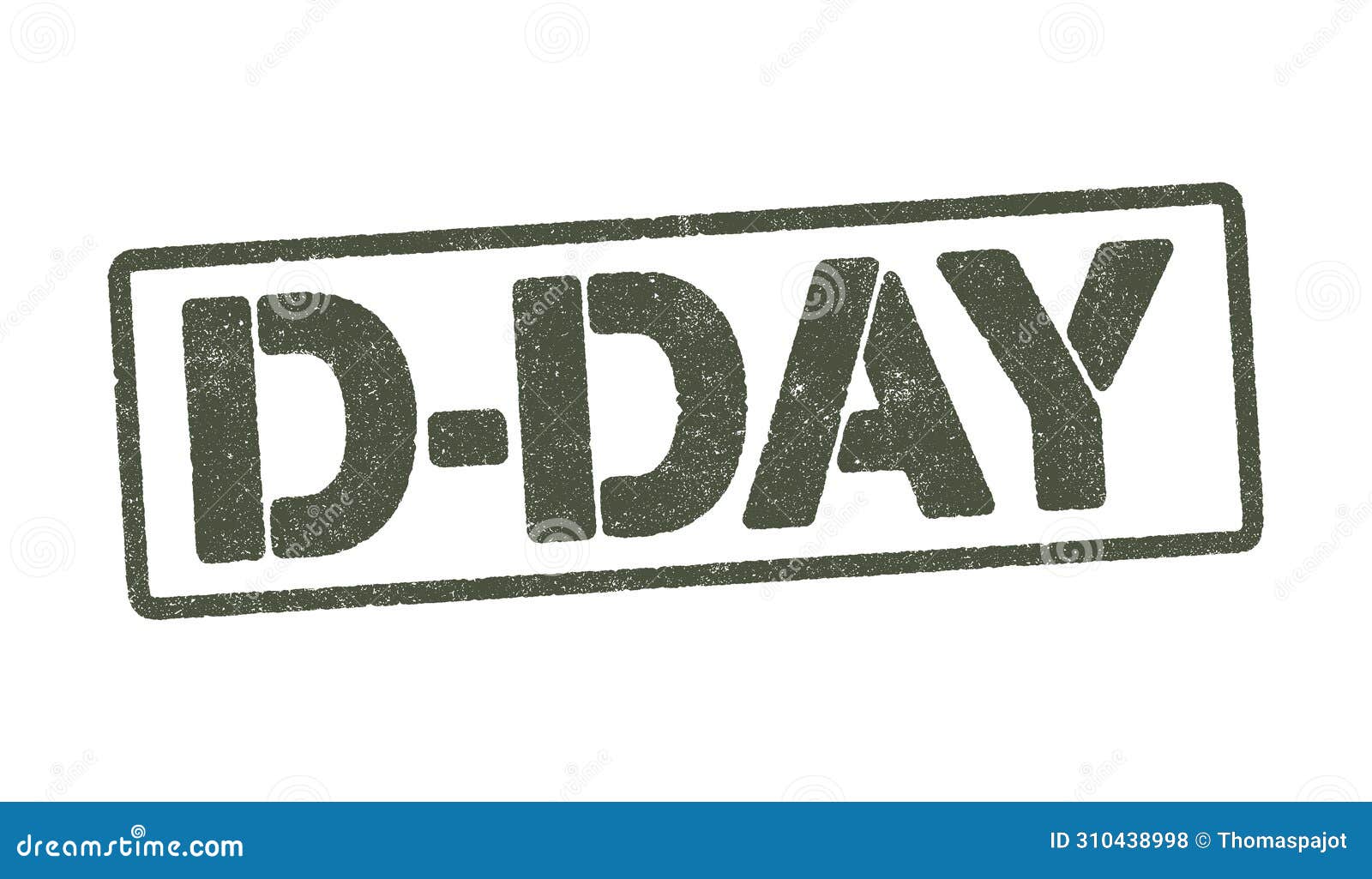 D-Day in green ink stamp stock vector. Illustration of wwii - 310438998