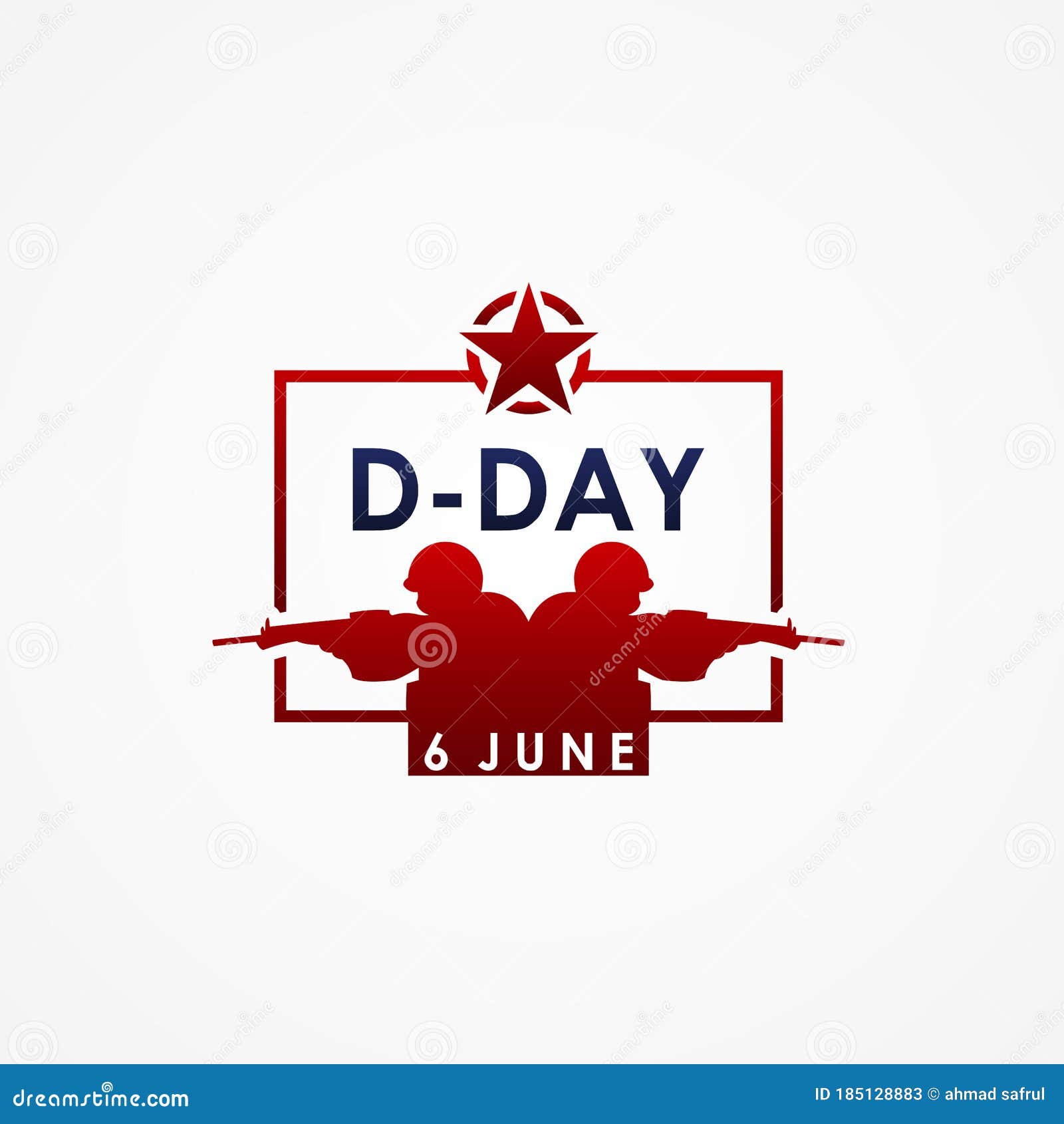 D-Day Vector Design Illustration Stock Vector - Illustration of ...