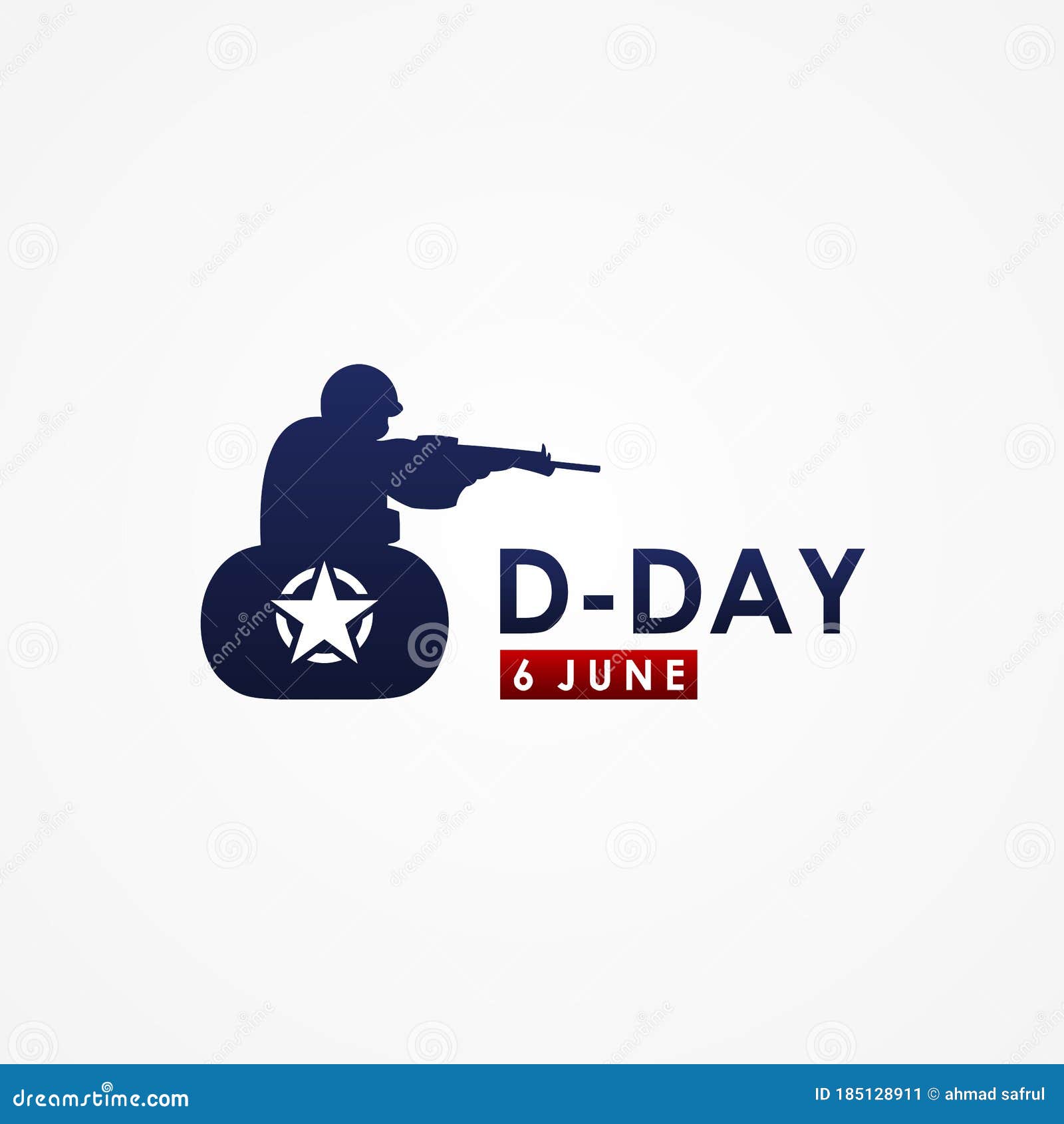 D-Day Vector Design Illustration Stock Vector - Illustration of icon ...
