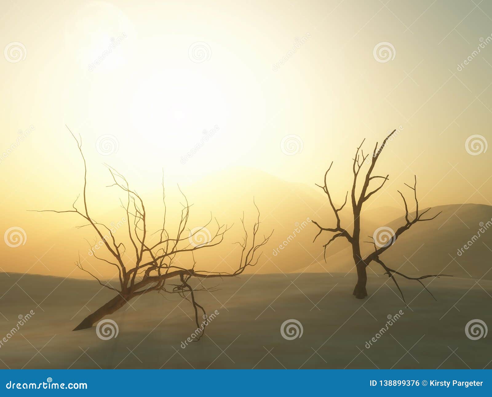 Dead Desert Seamless Pattern. Remains Of Skeleton In Sand Background ...