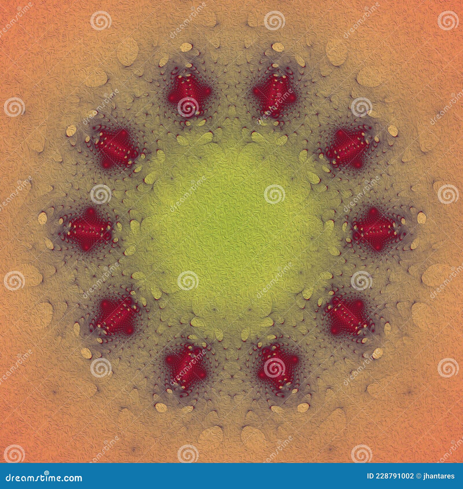 3d decagon fractal pattern stock illustration. Illustration of produce ...