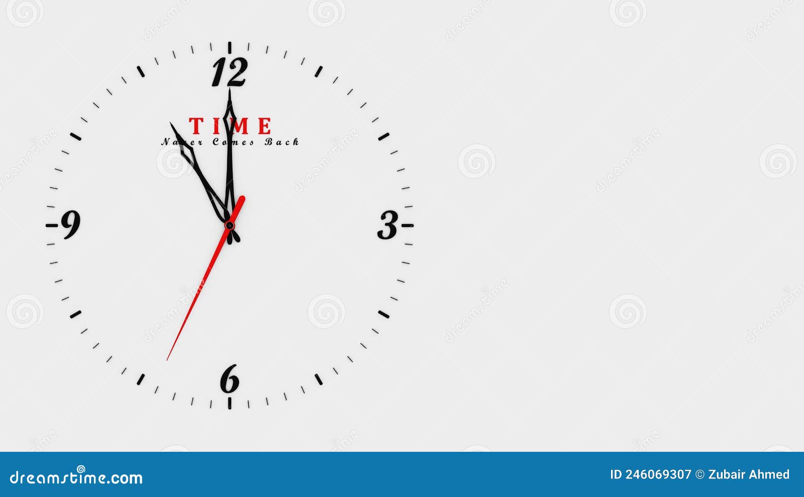 3D Wall Clock Background, Timetable Schedule, 3D Illustration, 3D ...