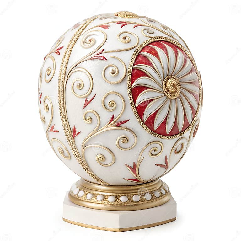 3D Decorative Render Isolated on White Background Stock Illustration ...