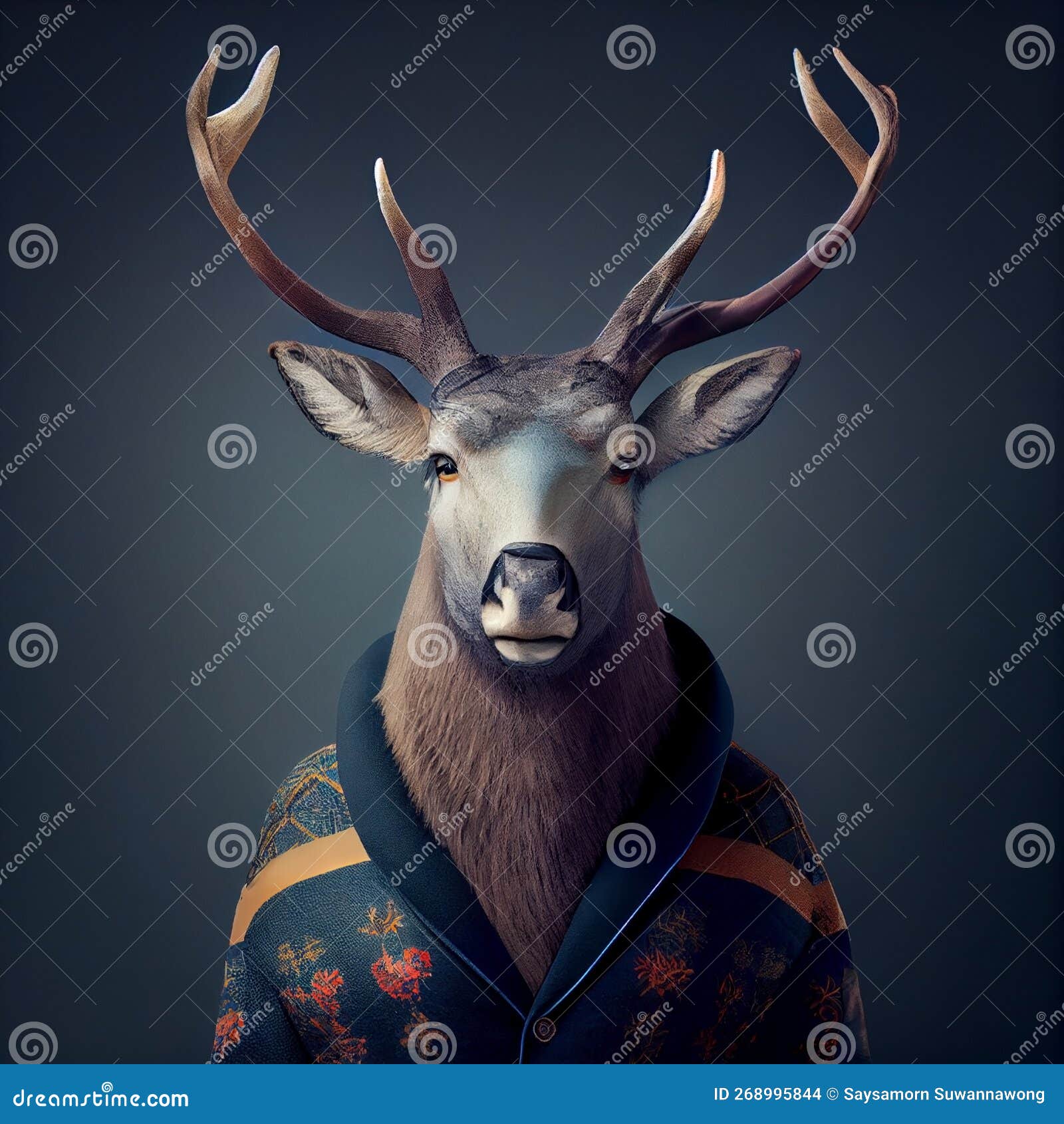 Deer Avatar for Web Account or Games Online Stock Illustration ...