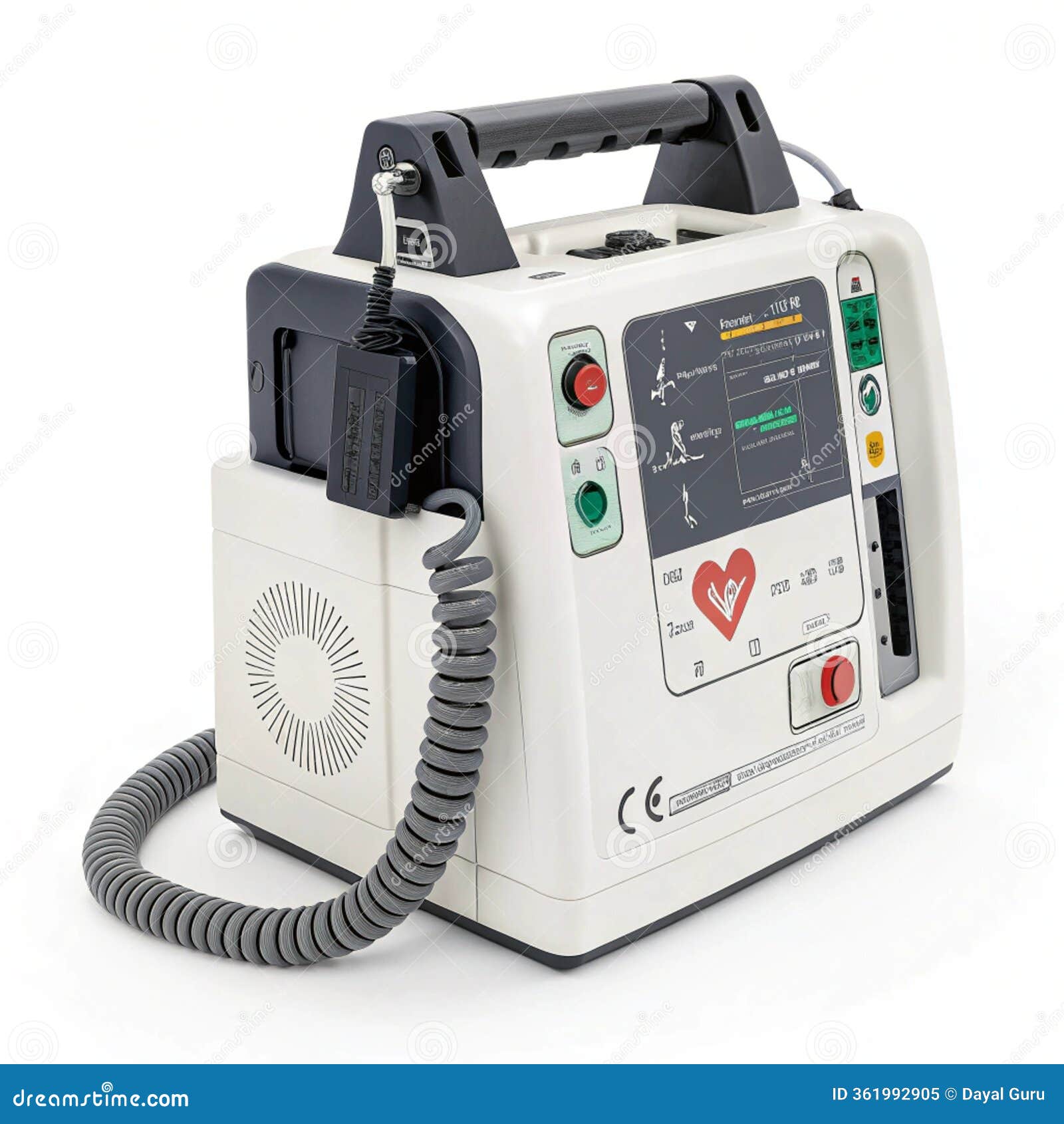 AED Defibrillator Icon Emergency First Aid CPR Heart Icon Vector ...