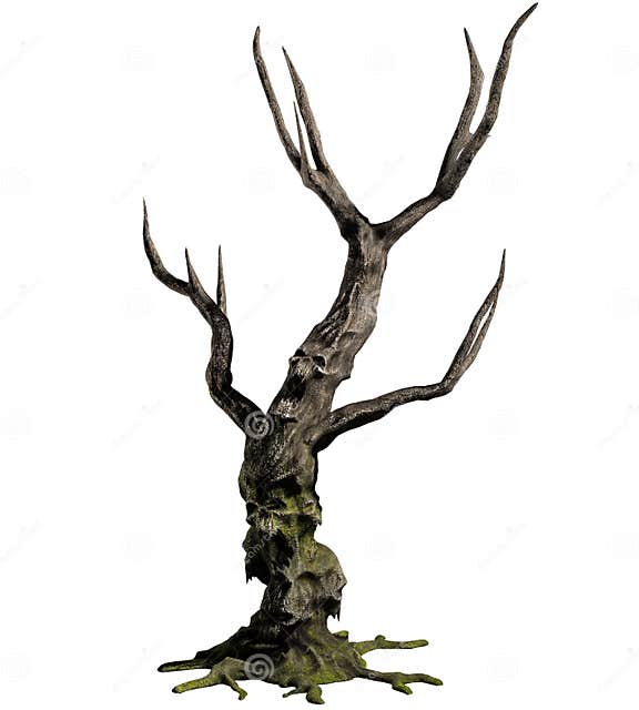 3D demon tree stock image. Image of embedded, bones, graphics - 33195243