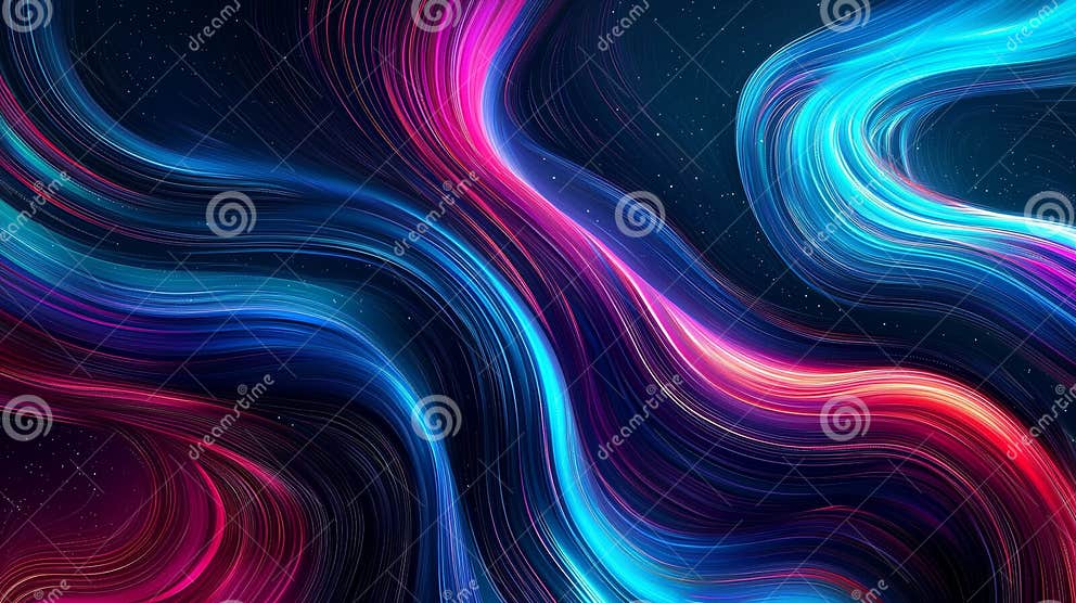 A 3D Depiction of an Information Loop Featuring Encoded Data within a ...