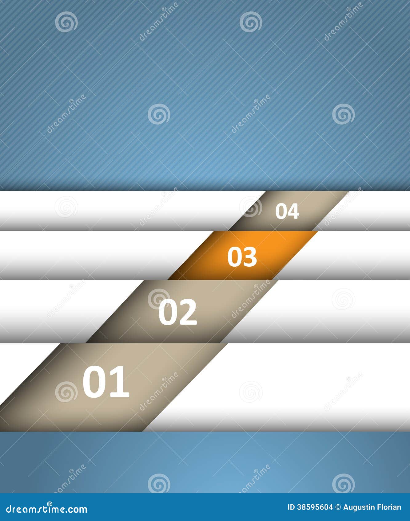 3d Design with Color Banners Stock Vector - Illustration of abstract ...